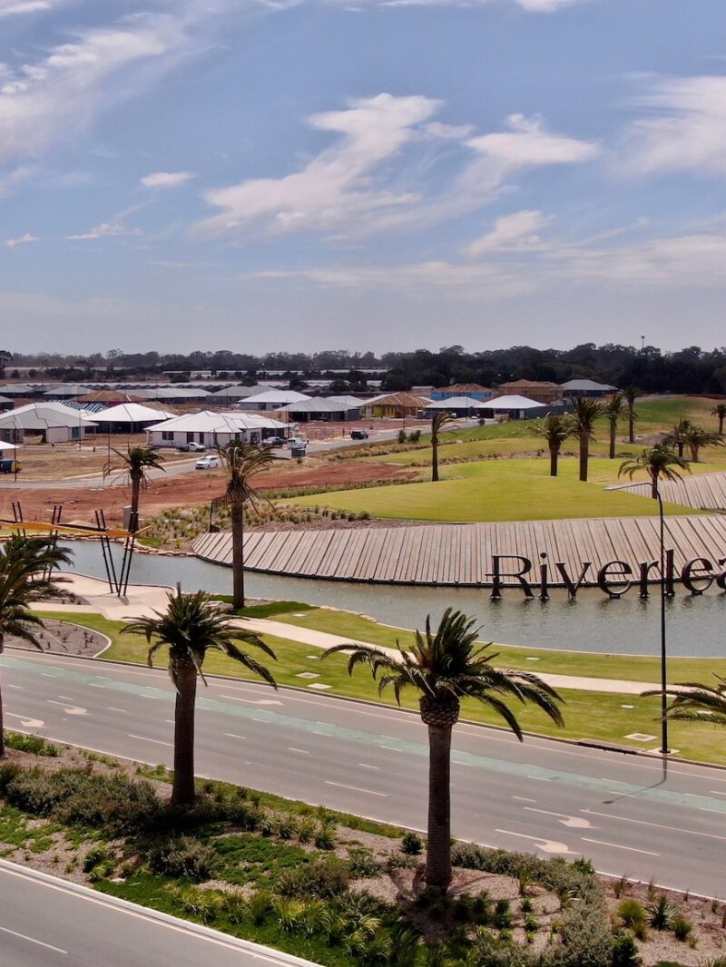 It looks like an oasis, but the Riverlea development has been ...