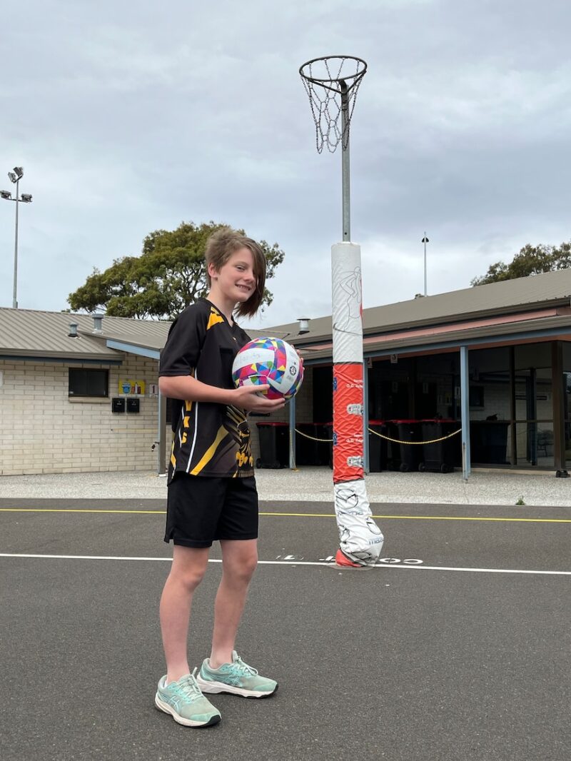 Ashleigh would rather skip her netball games than wear a dress. Now ...